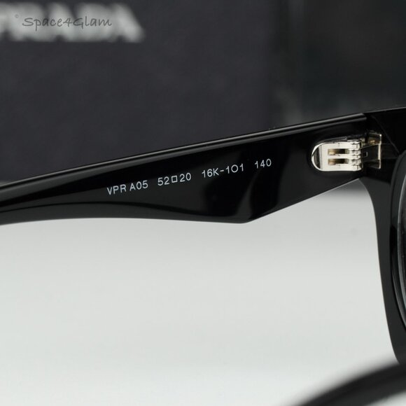 Prada | Accessories | Brand New Prada Pra5v 6k1o1 Black Women Cat Eye ...